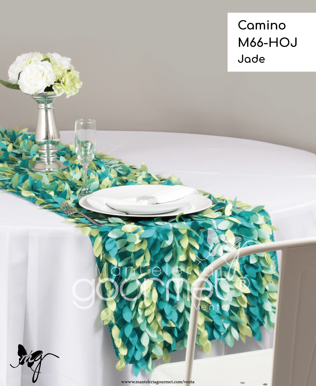 Camino M66-HOJ Jade – Mantelería Gourmet®
