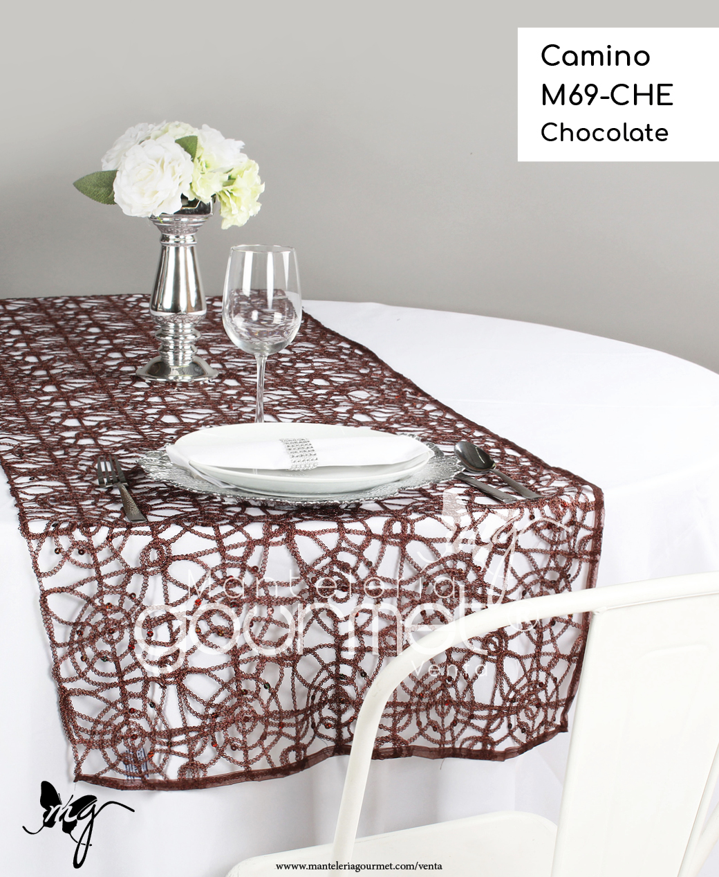 Camino M69-CHE Chocolate – Mantelería Gourmet®