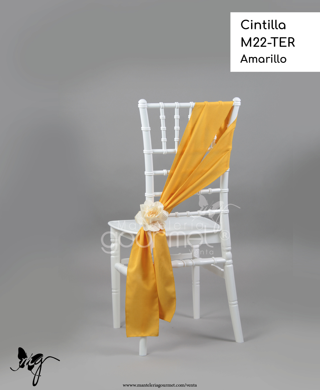 Cintilla M22-TER Amarillo – Mantelería Gourmet®