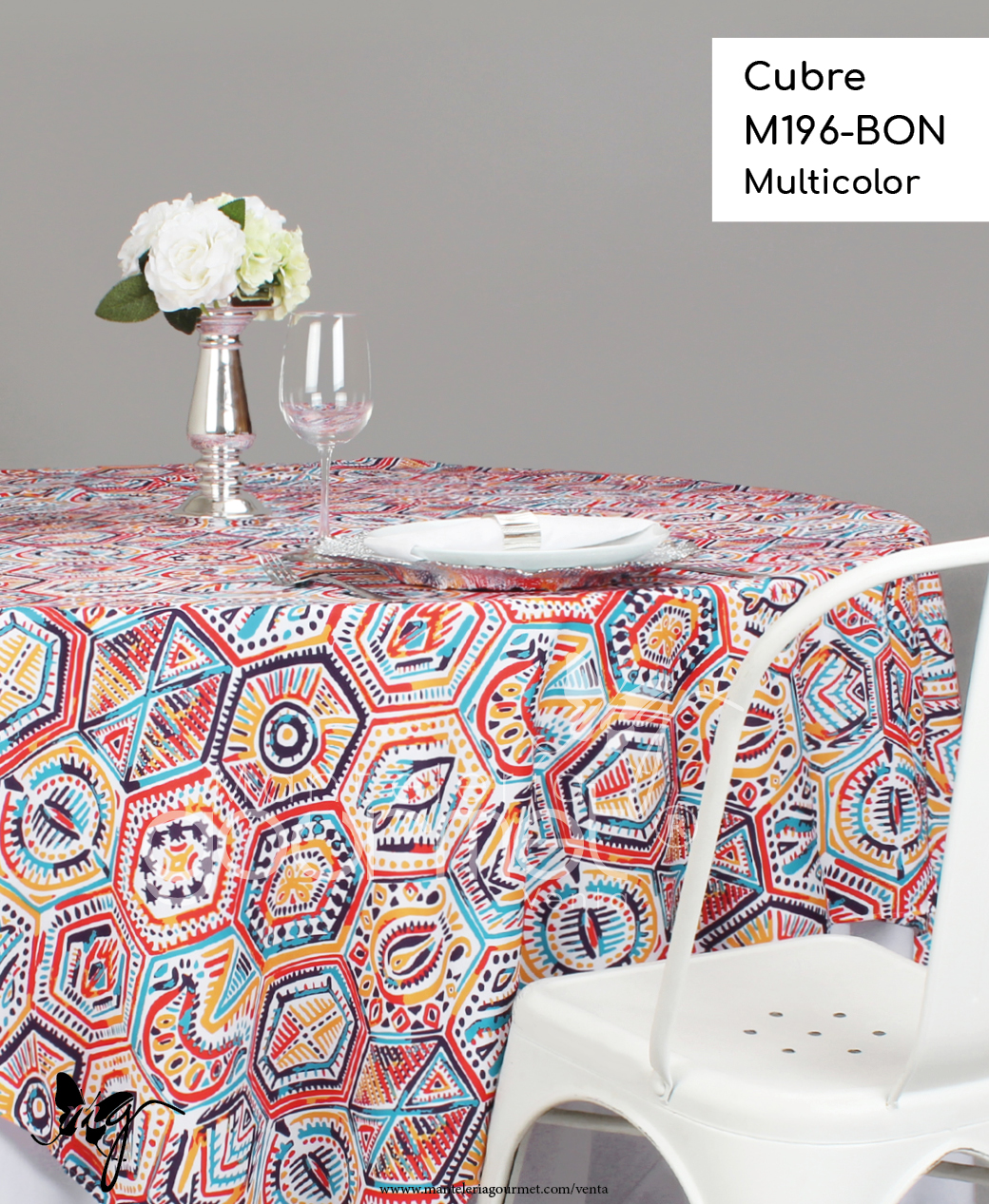 Cubre M196-BON Multicolor – Mantelería Gourmet®
