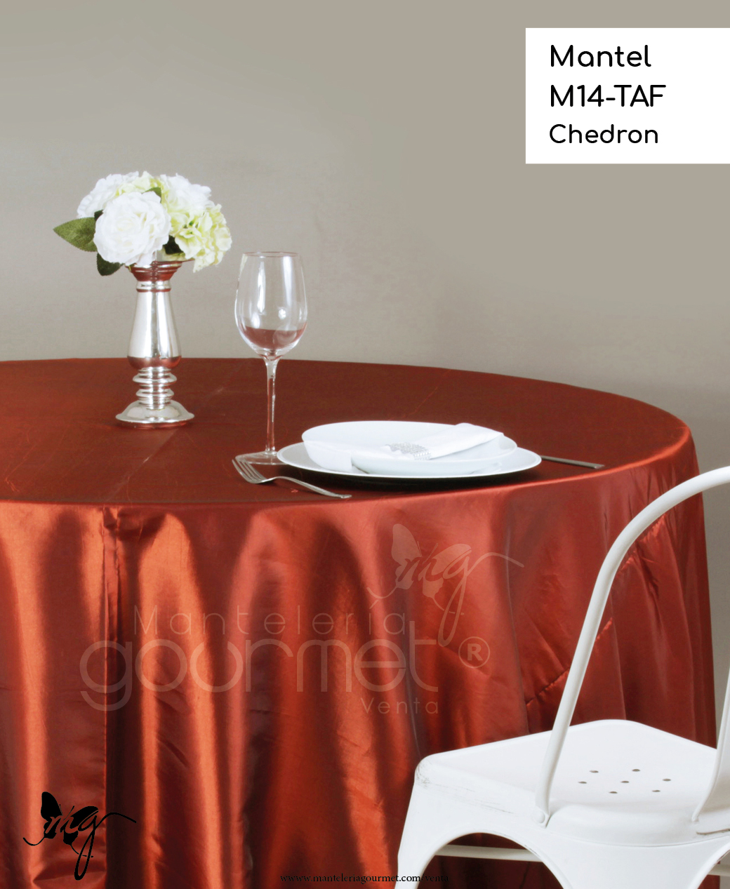 Mantel M14-TAF Chedron – Mantelería Gourmet®