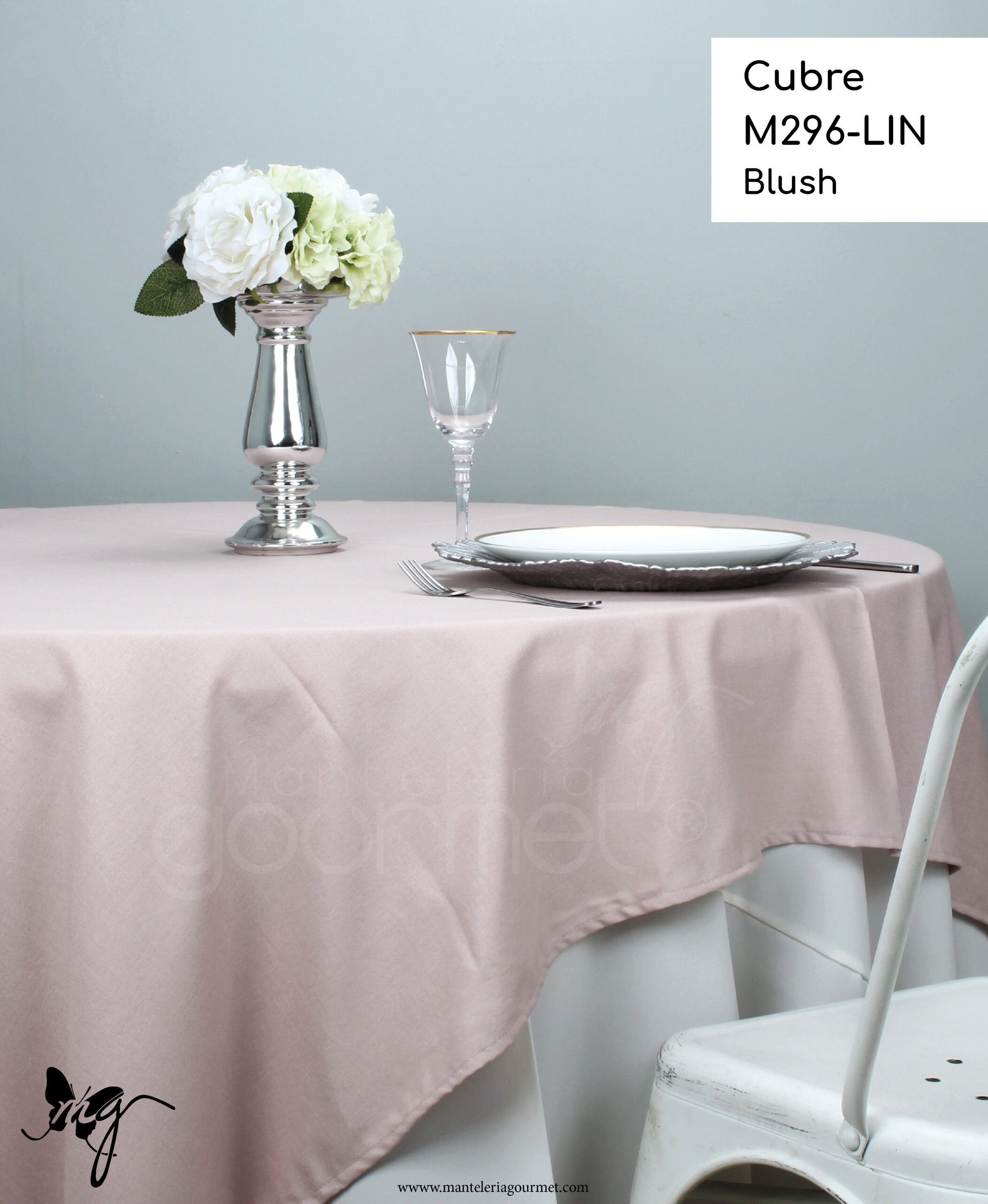 Cubre M296-LIN Blush – Mantelería Gourmet®